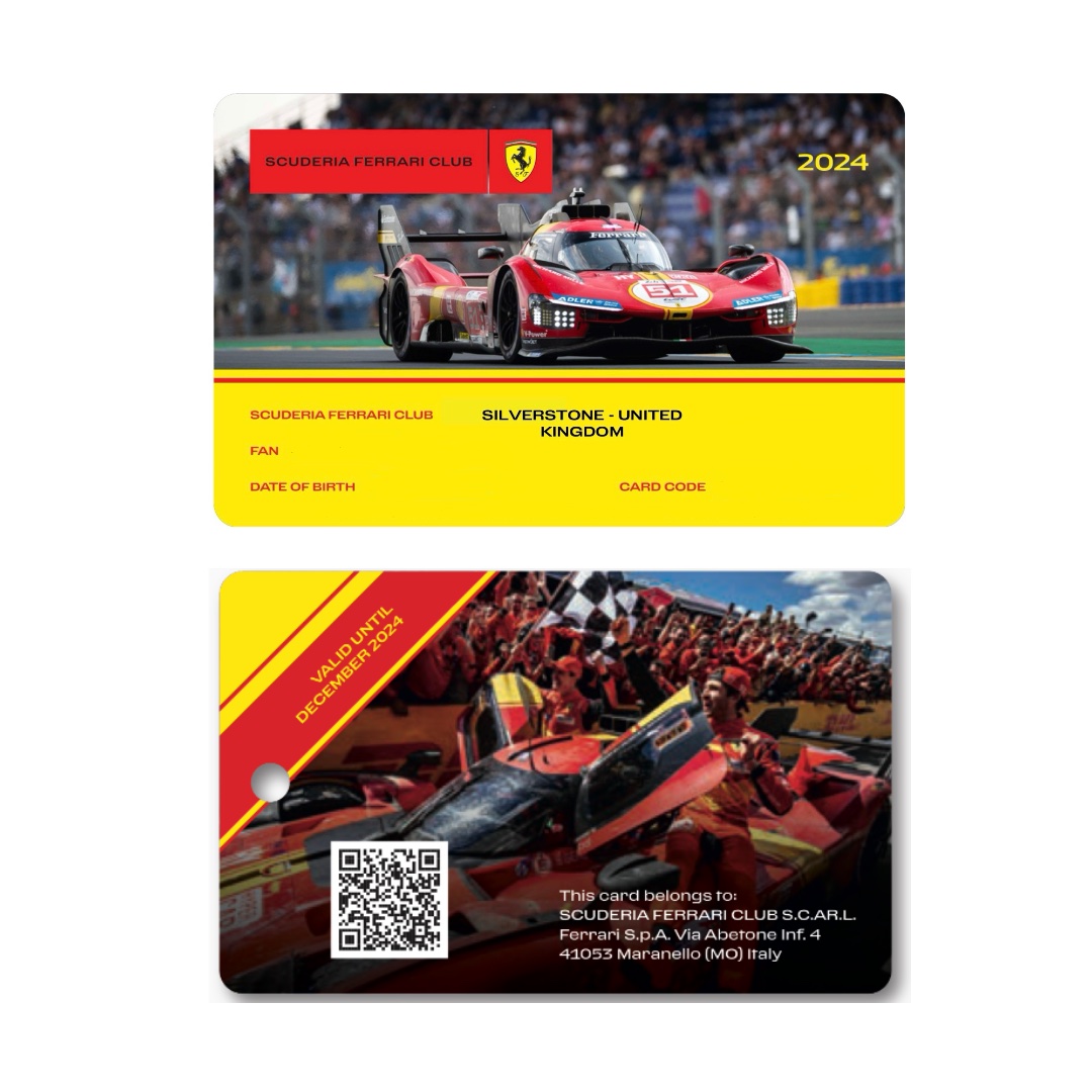 2025 Scuderia Ferrari Club Silverstone Membership – Gift – Scuderia ...